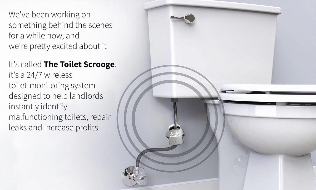 Wireless Toilet Leak detector | The Water Scrooge